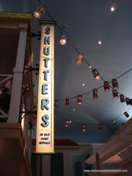 Shutters Sign | Caribbean Beach Resort Fan Site